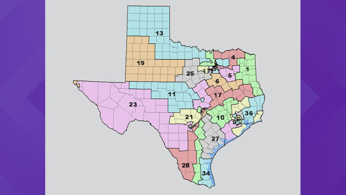 New Texas congressional districts added to Houston and Austin in ...