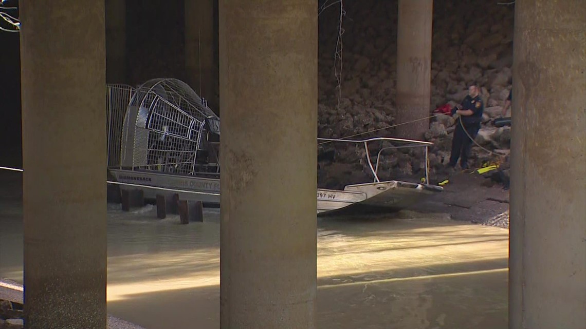 Harris County Flood Control District workers injured in boat crash near ...