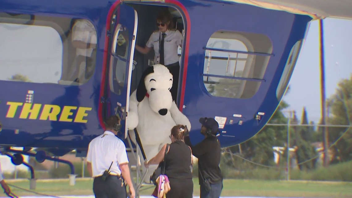 Future service dogs get a ride on the Goodyear blimp, get to meet ...