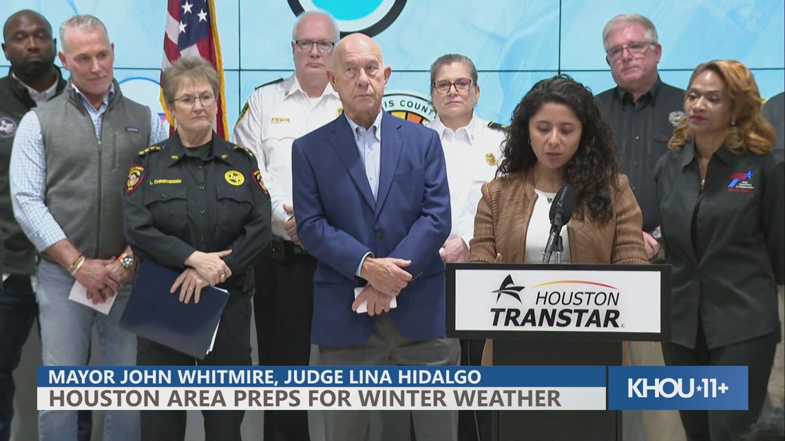 Harris County Judge Lina Hidalgo gives an update on storm preps in Spanish | khou.com