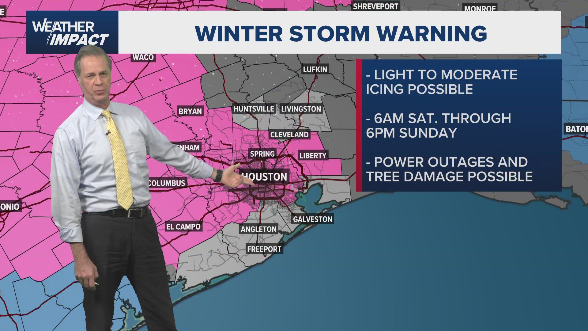 Texas weather update: Winter storm leads to Monday school closures ...