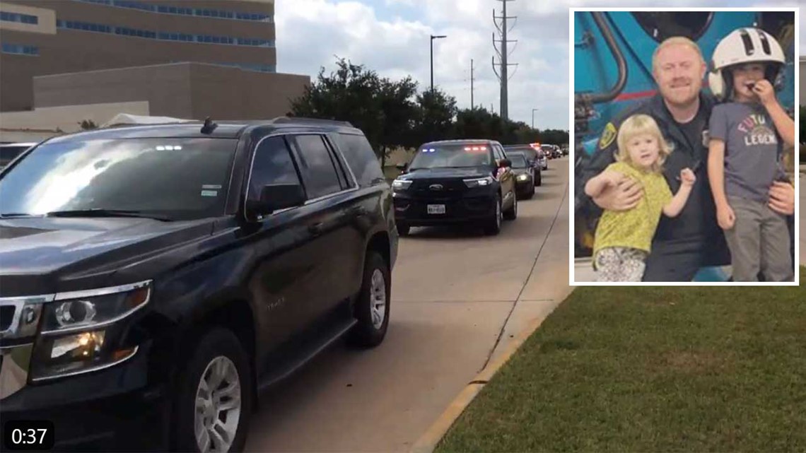 HPD Officer Jason Knox's body to be escorted to funeral home | khou.com