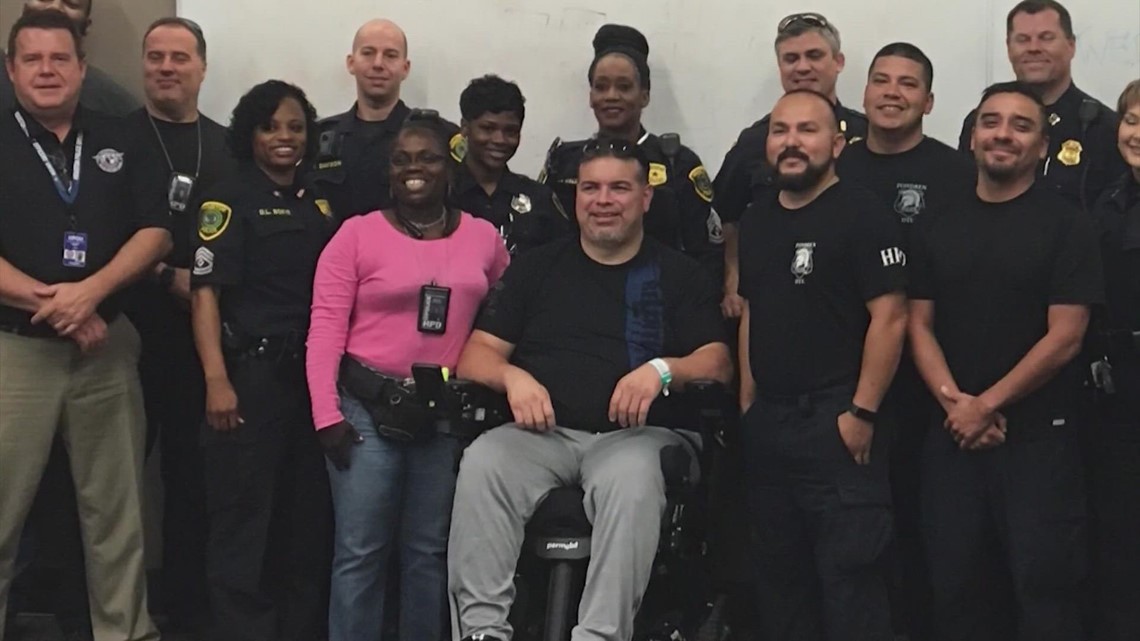 HPD Officer Ronny Cortez continues recovery 5 years after shooting ...