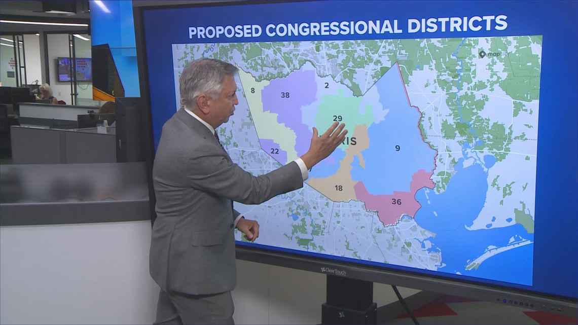 Texas legislators unveil proposed redistricting map | khou.com