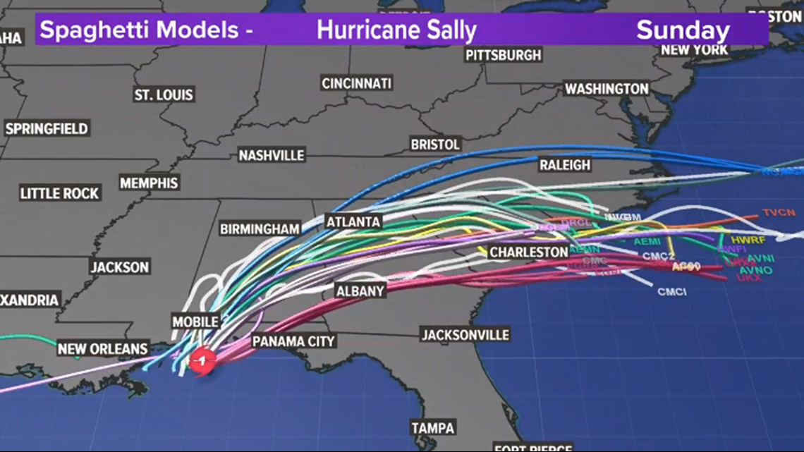 Hurricane Sally: Landfall timing and path in Gulf of Mexico | khou.com