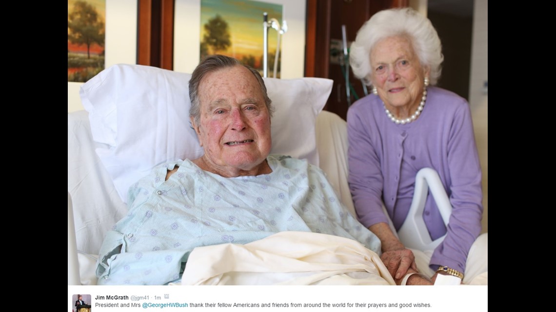 President Bush discharged from hospital after recovering from pneumonia ...