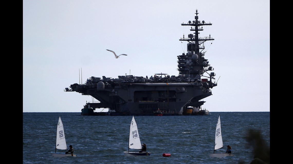 Photos: U.S.S. George H.W. Bush Aircraft Carrier | khou.com