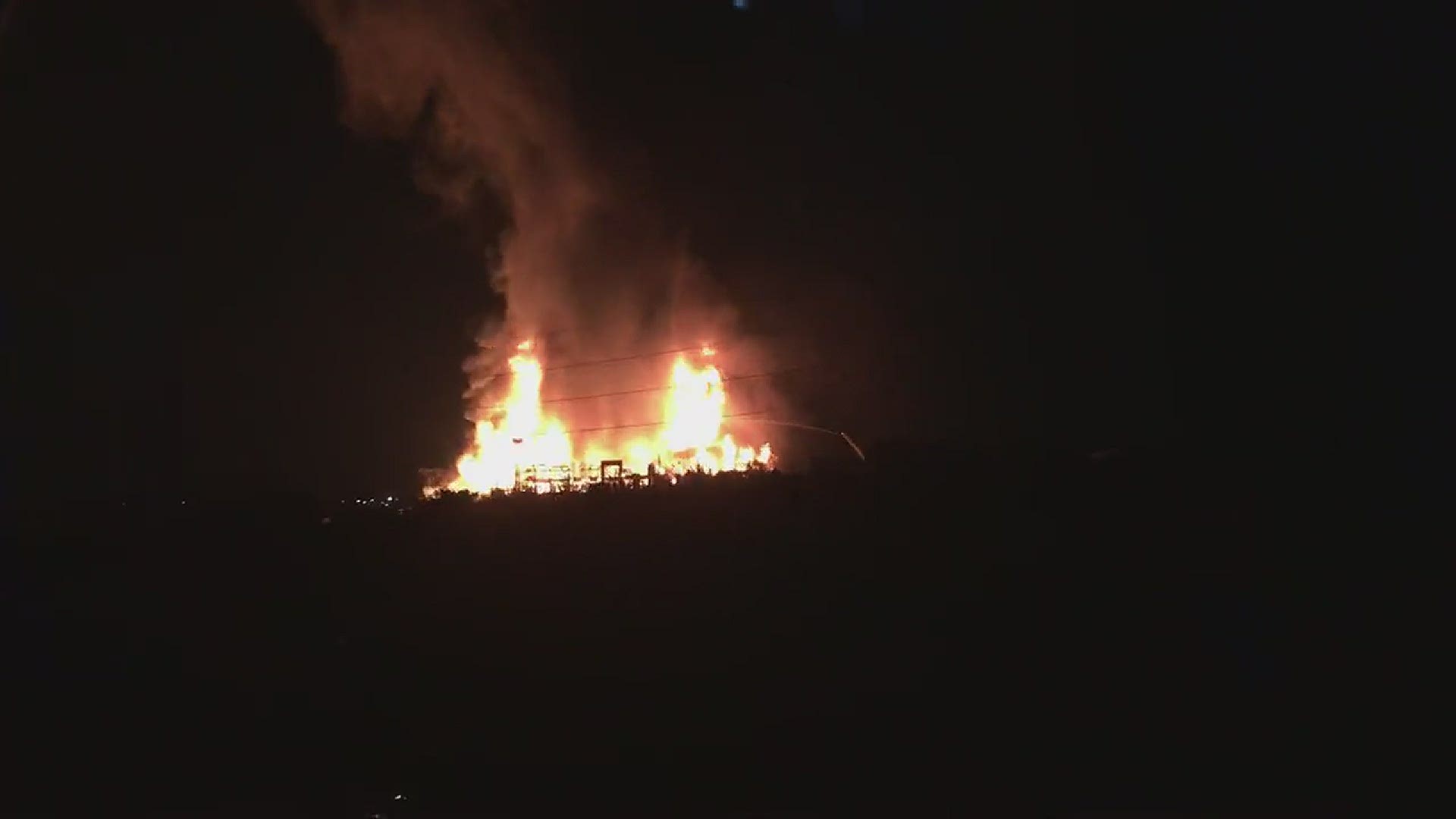 Building on fire in Katy | khou.com