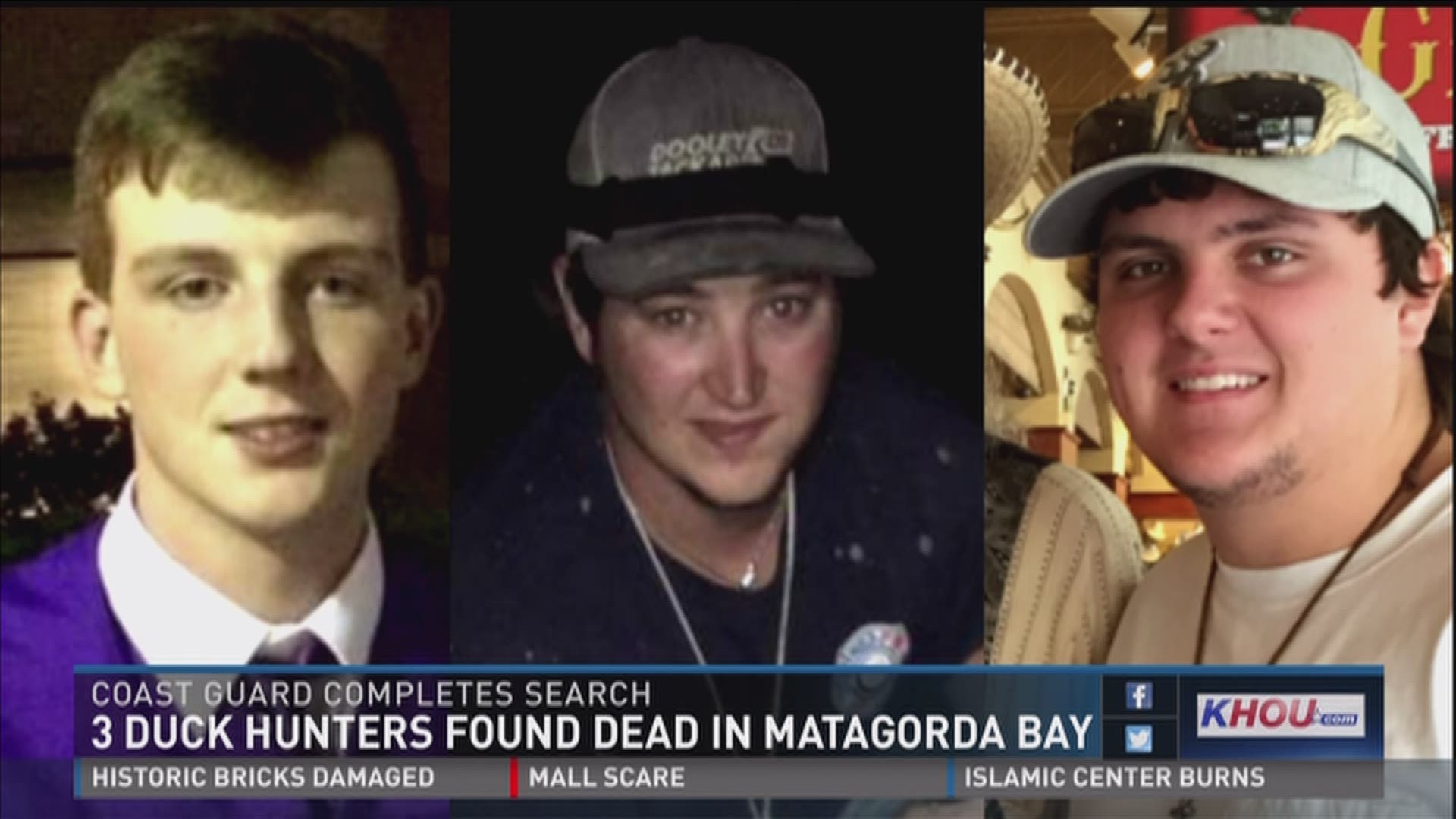 Coast Guard: Three missing hunters found dead | khou.com
