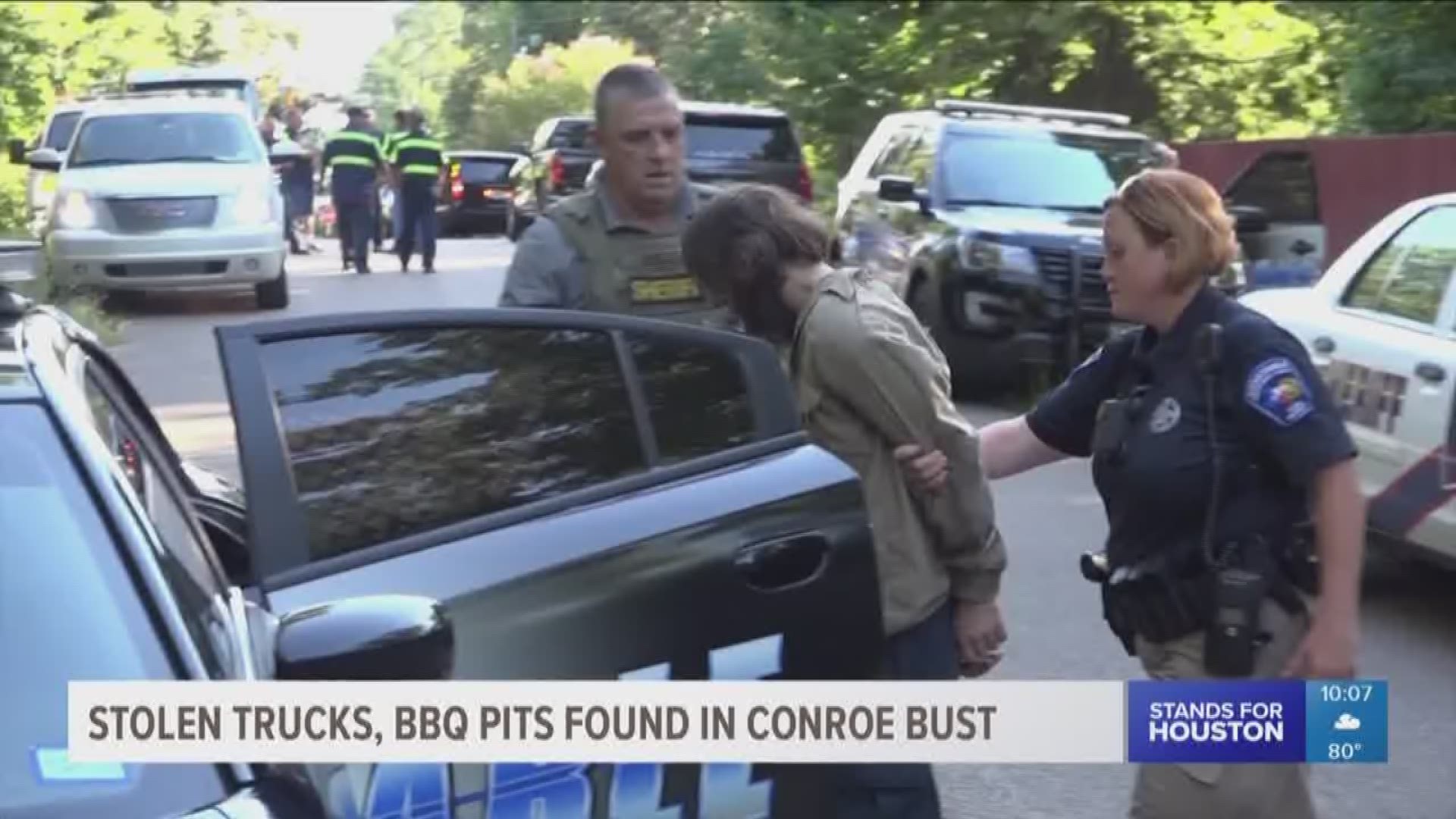 Stolen Trucks Bbq Pits Found In Conroe Chop Shop Bust