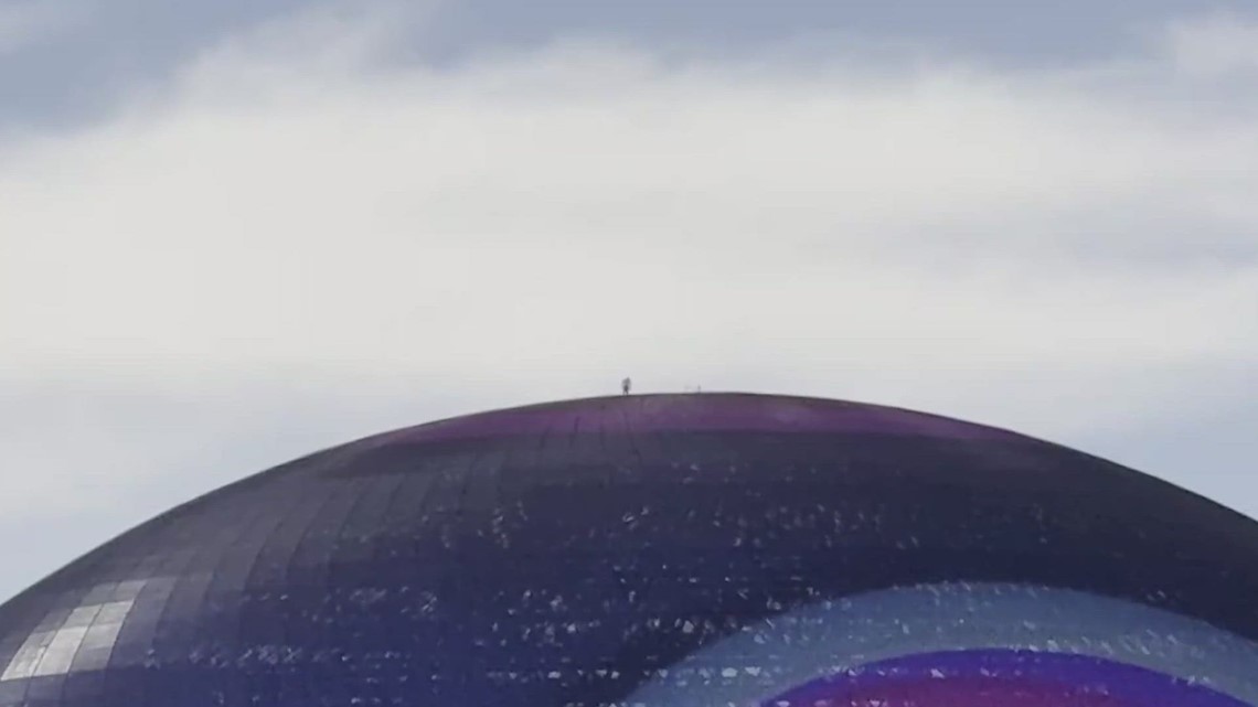 Man climbs to top of Sphere in Las Vegas | khou.com