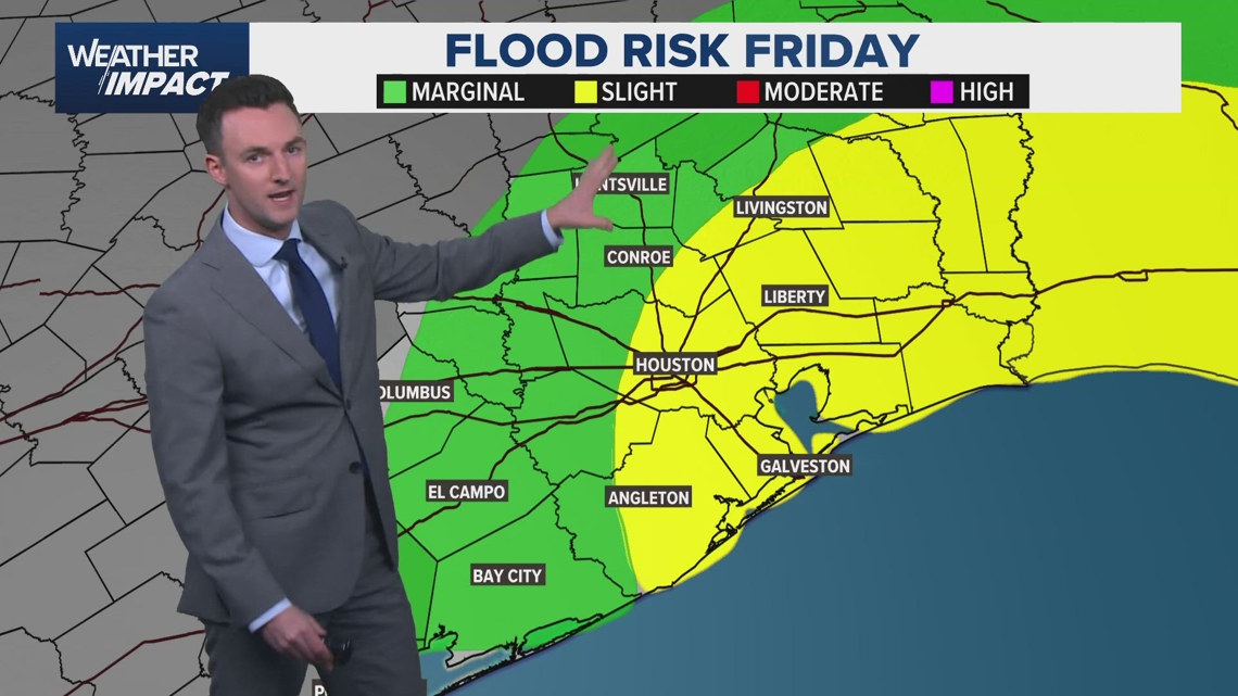 Weather Impact Alert: Houston area could see heavy rain Friday | khou.com