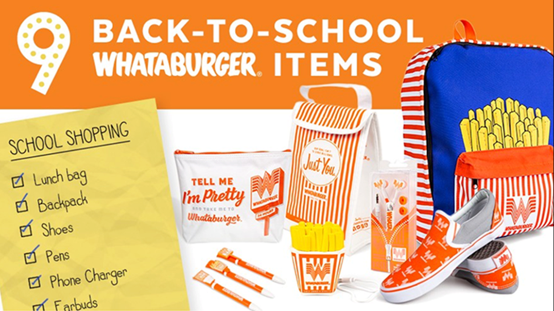 Whataburger offers backpacks, lunch bags, phone chargers and more ...