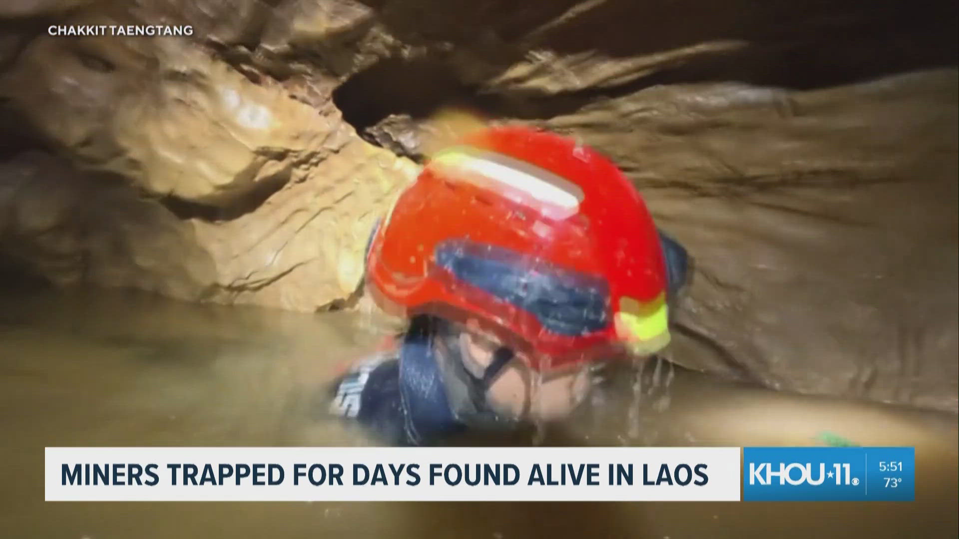 Five trapped miners found alive in flooded Laos cave | khou.com