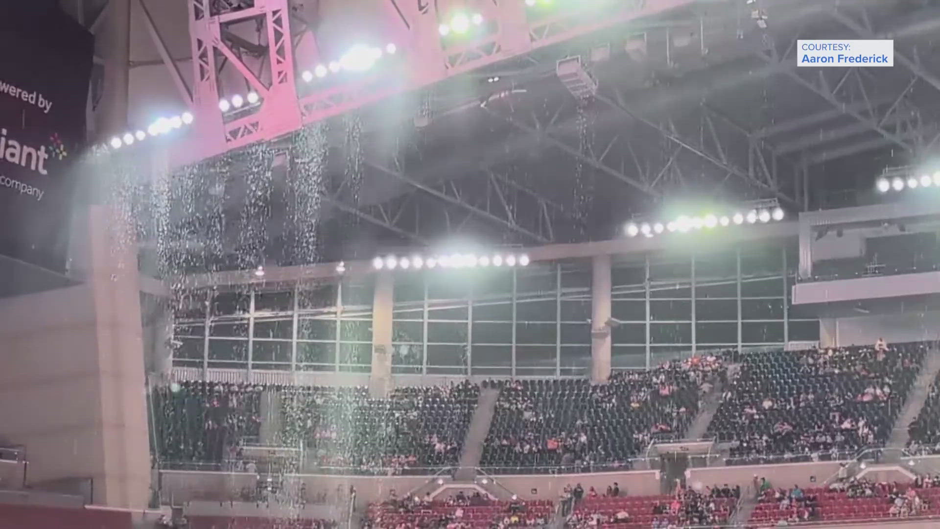Video: Rain leaks into NRG Stadium during Saturday night's Monster Jam ...