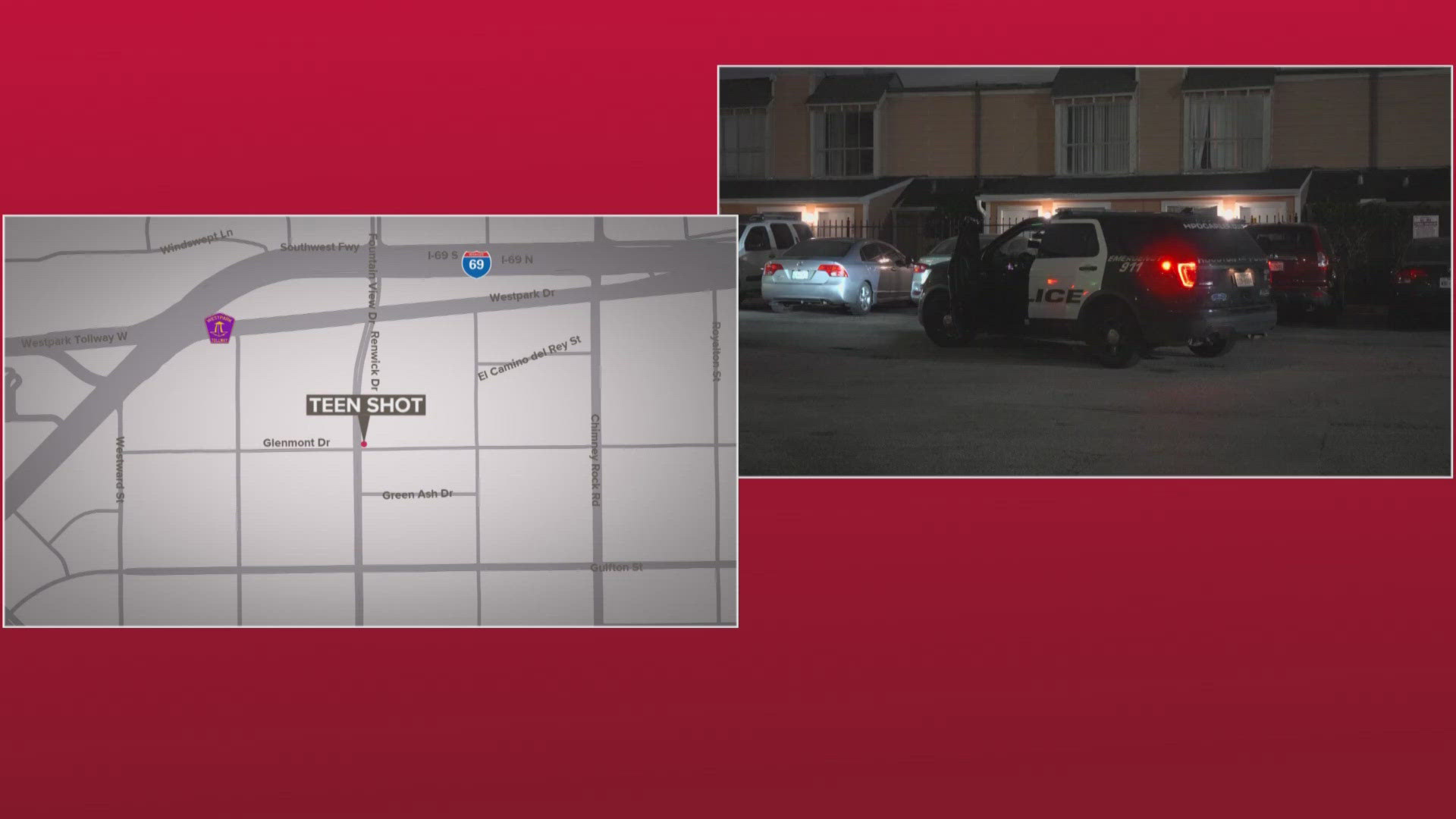 Teen shot in back while walking down street in southwest Houston ...