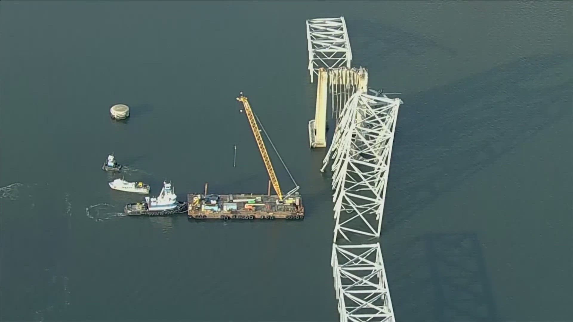 Cranes to begin removing debris from Baltimore bridge collapse | khou.com