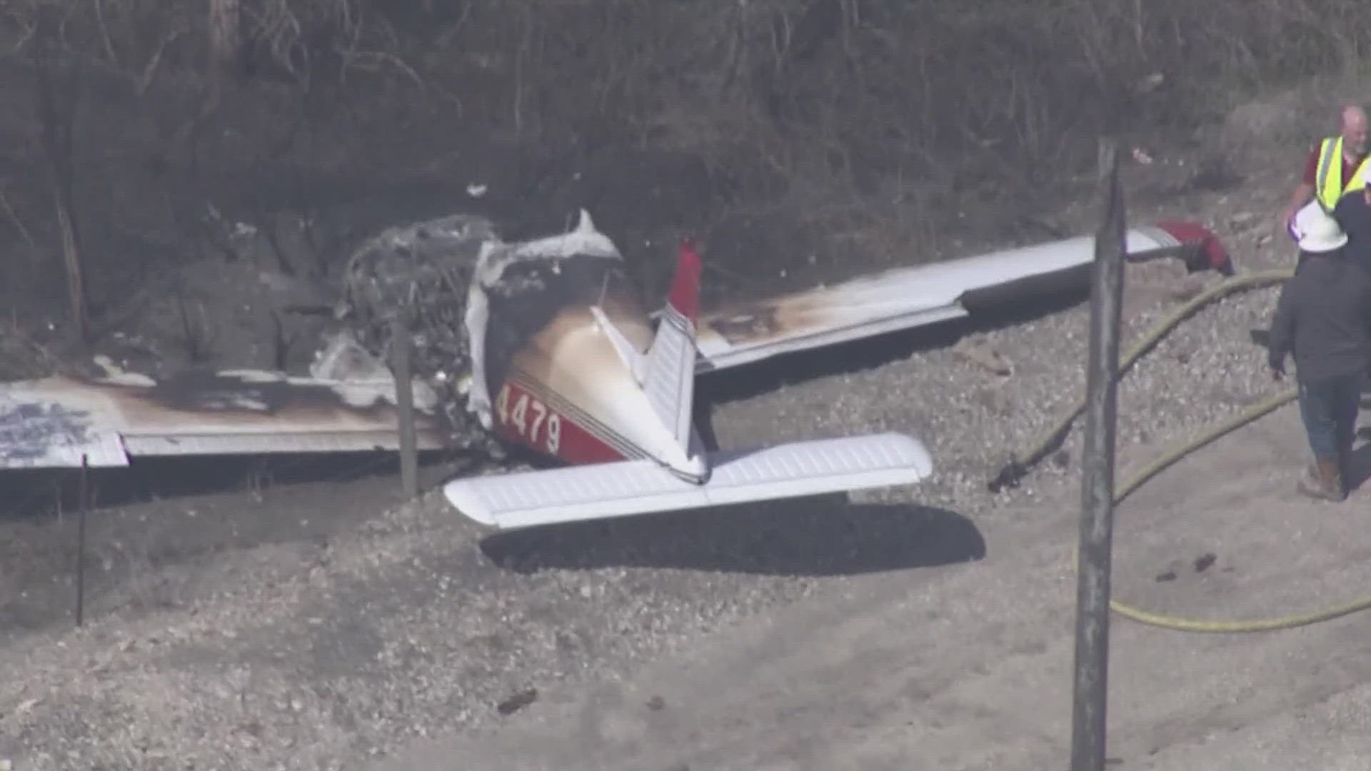 Small plane destroyed in fiery crash in Pearland, Texas | khou.com