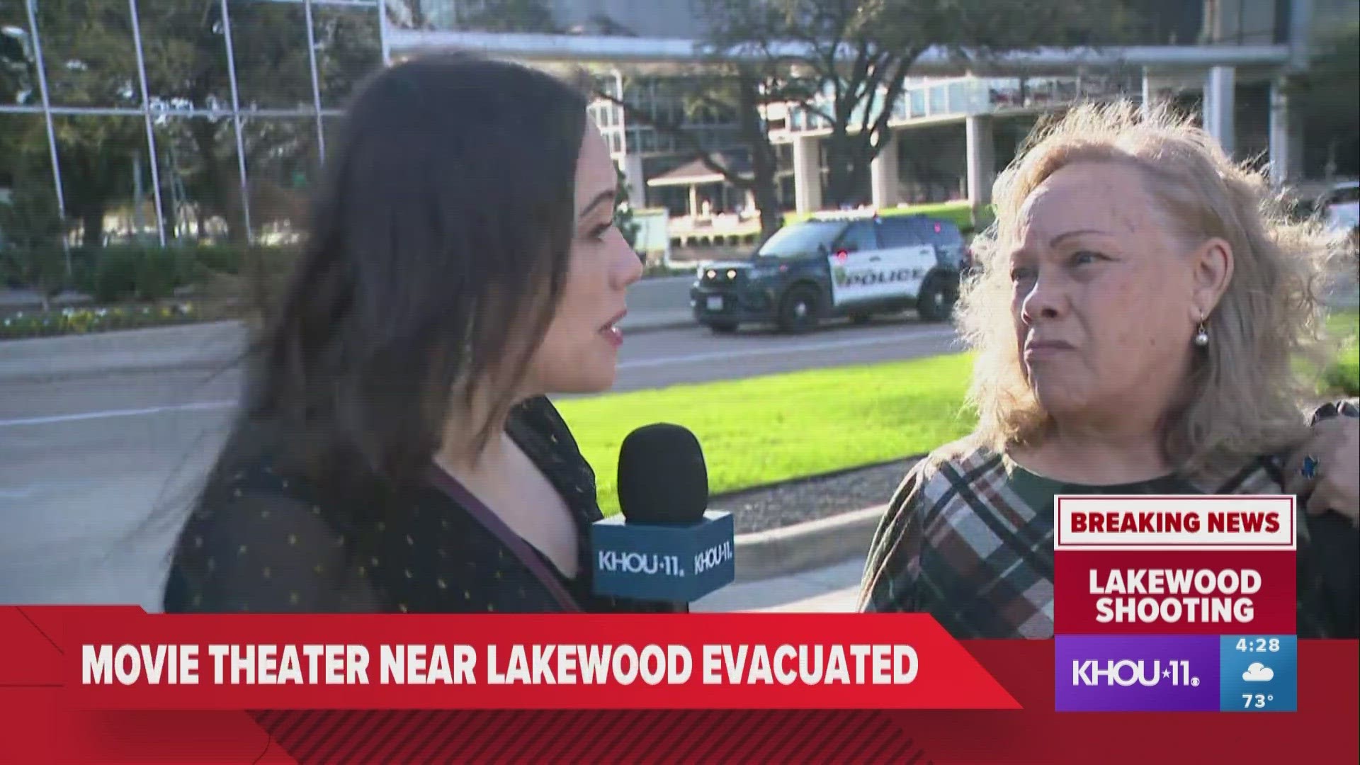 Anayeli Ruiz is at the reunification center talking to one parishioner ...