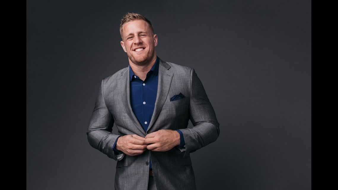 PHOTOS: JJ Watt models his new menswear line | khou.com