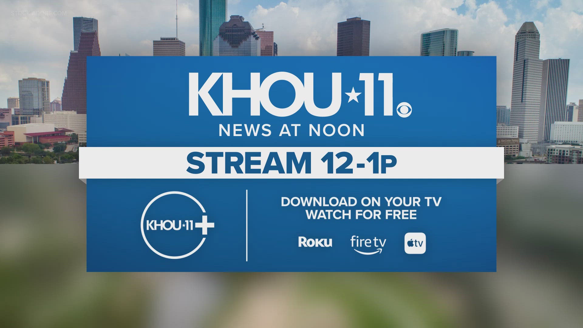 KHOU 11 News at Noon now live on KHOU 11+ until 1 p.m. | khou.com
