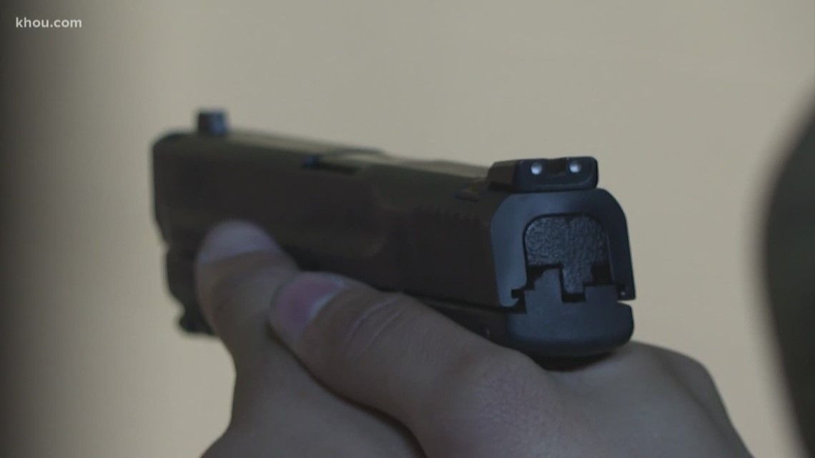 Man shot in chest while family members were handling gun | khou.com