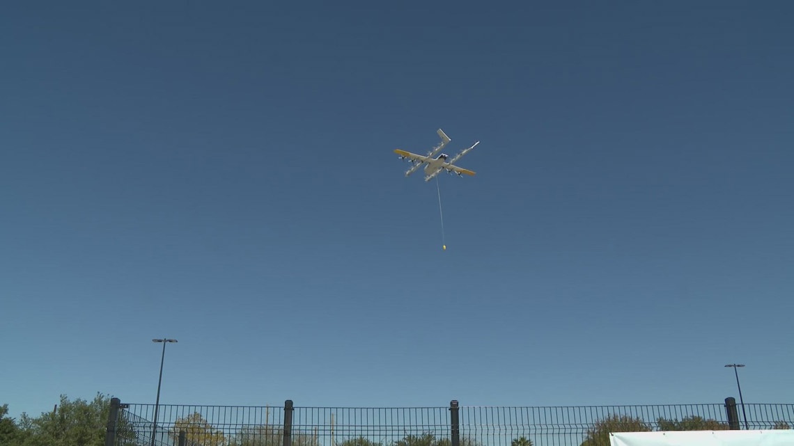 Drone delivery arrives at select Walmart stores in the Houston area ...