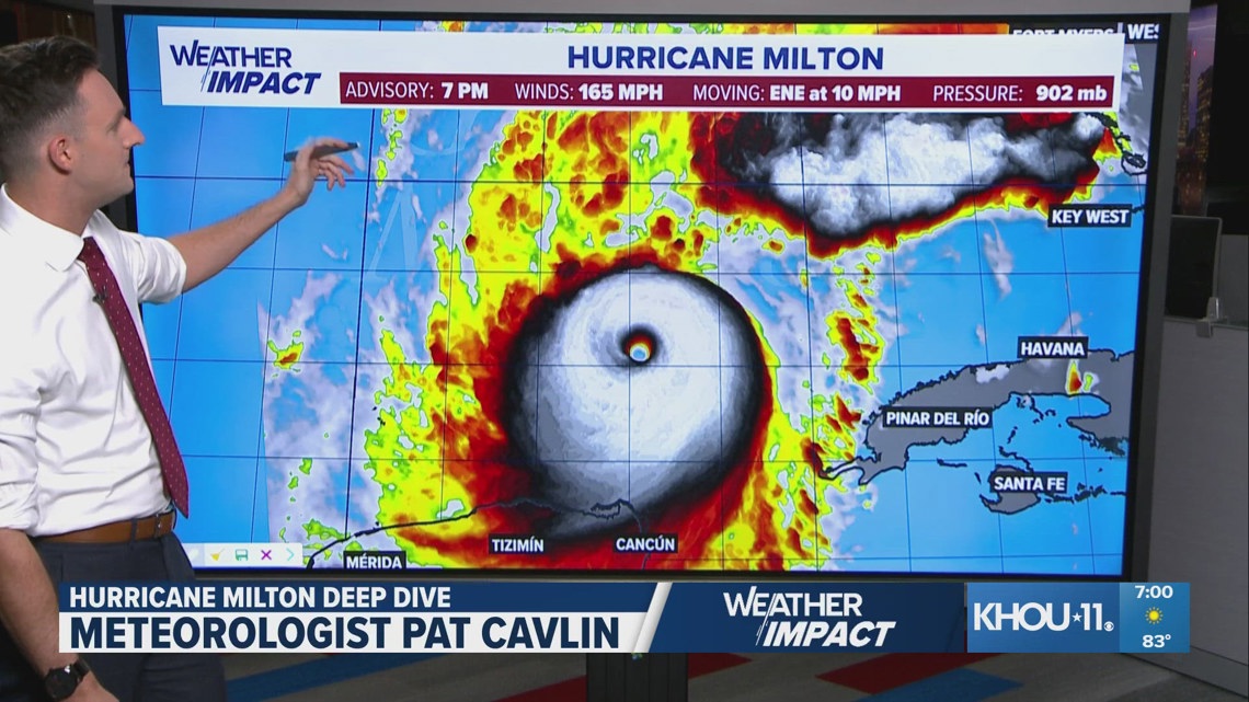 KHOU 11 Meteorologist Pat Cavlin takes deep dive into Hurricane Milton ...
