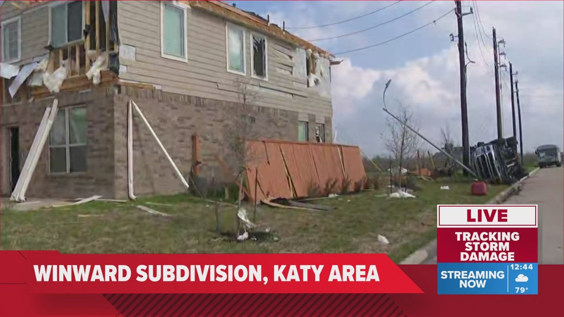 Tracking storm damage after reported tornados moved through Houston ...