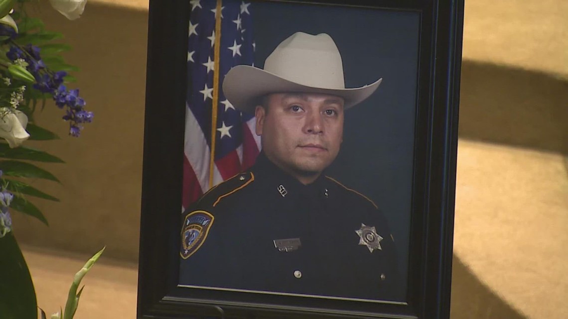Honoring HCSO Deputy Darren Almendarez: Community says final goodbyes ...