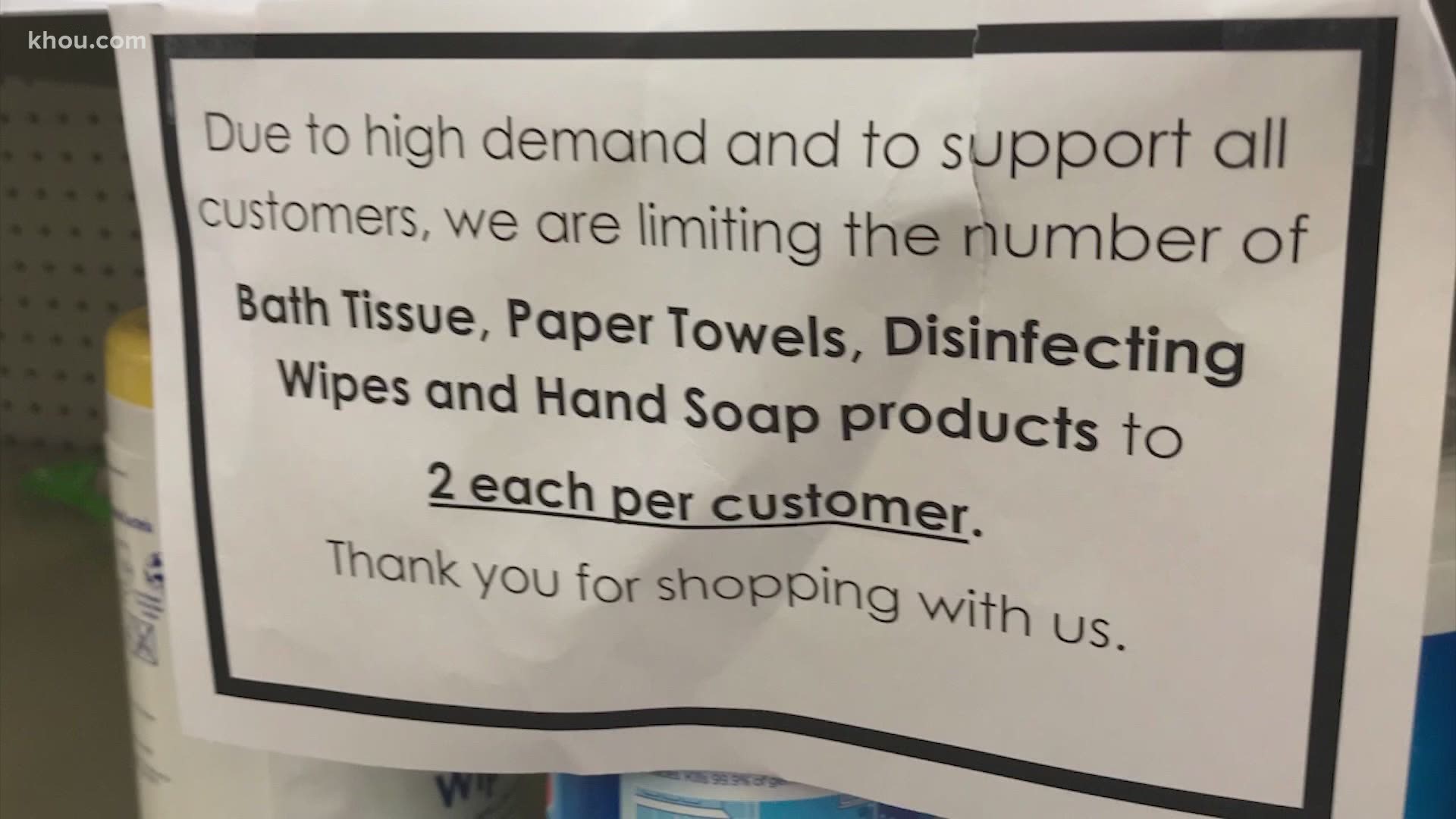 Why are shopping limits back at grocery stores? | khou.com