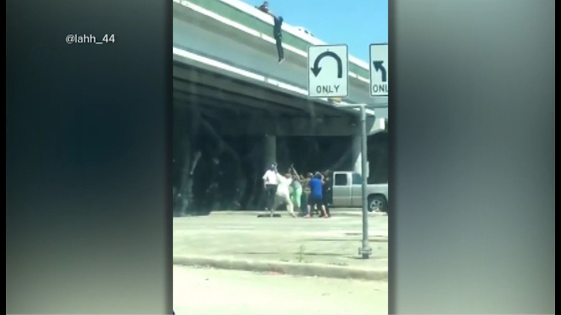 HCSO deputies honored for saving man hanging off overpass | khou.com