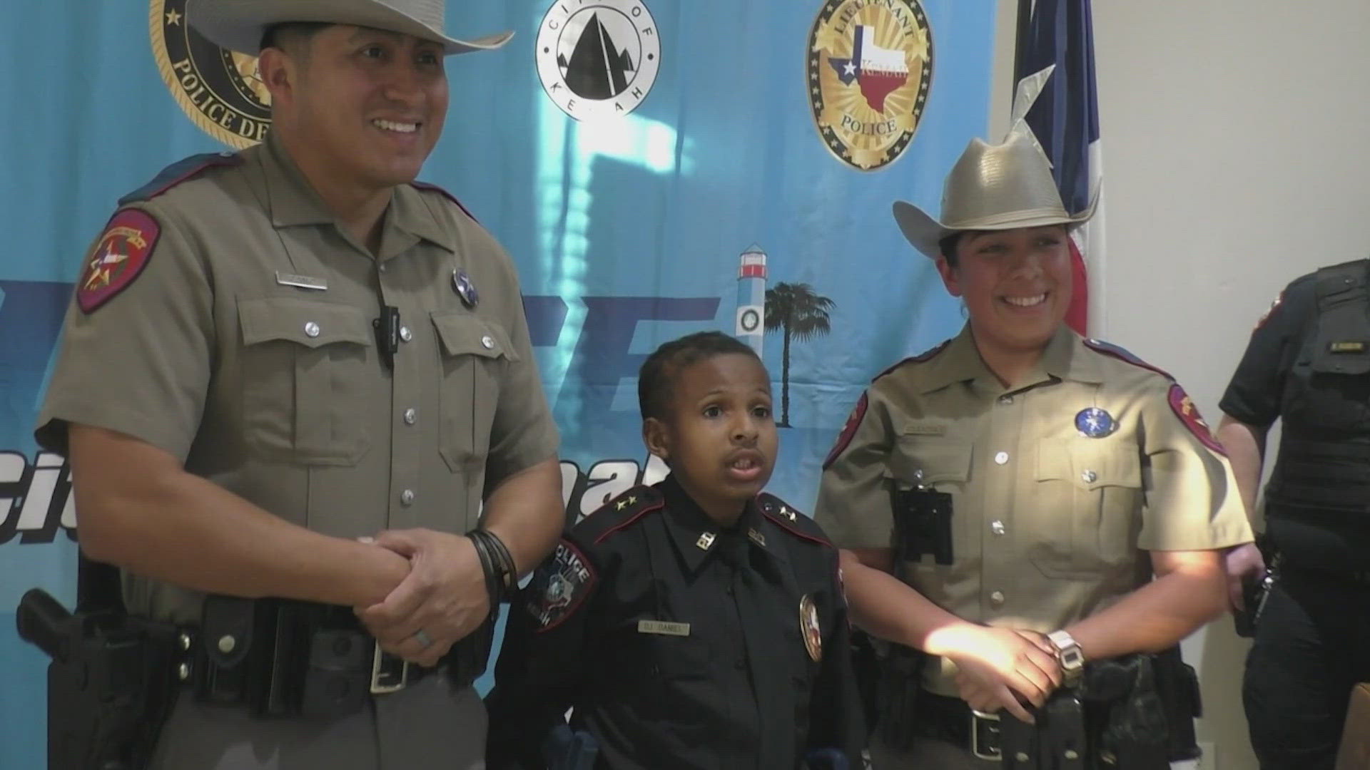 DJ Daniel becomes honorary assistant chief in Kemah | khou.com