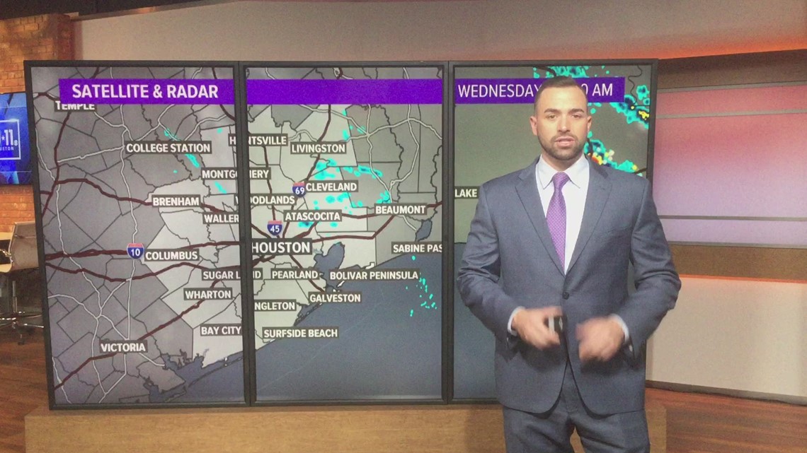 Wednesday's noon forecast update with Blake Mathews | khou.com