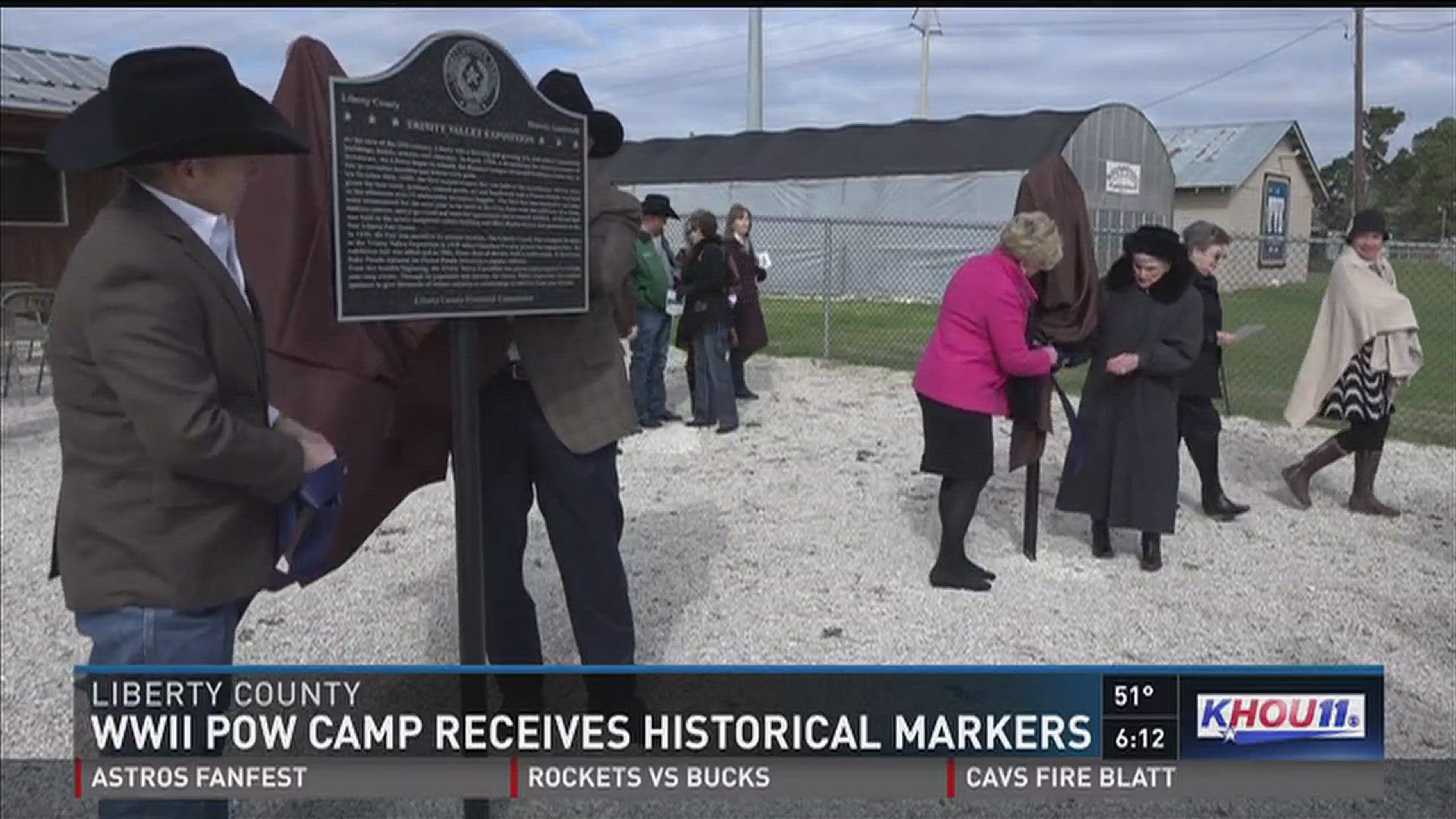 Local WWII POW camp receives historical markers | khou.com