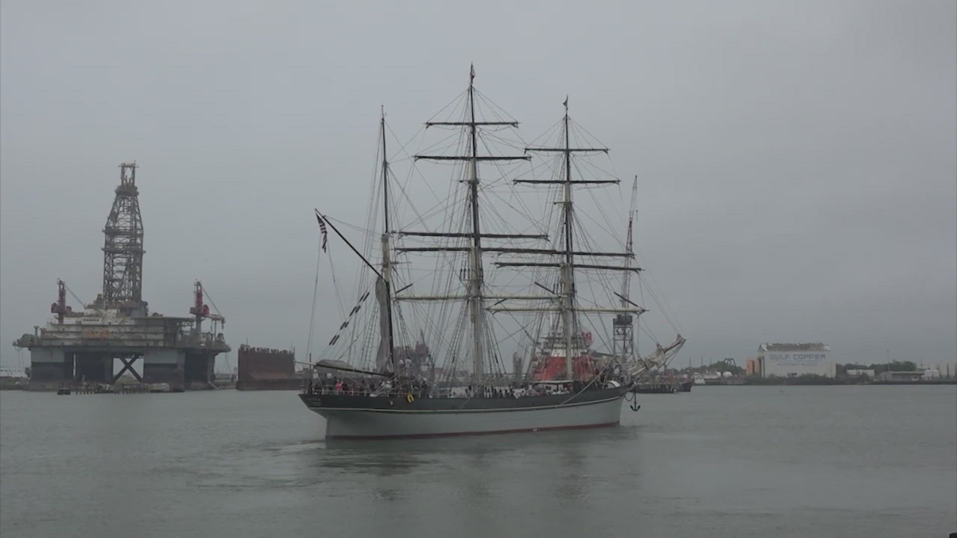 Historic Tall Ship ELISSA departs Galveston for America250 voyage ...