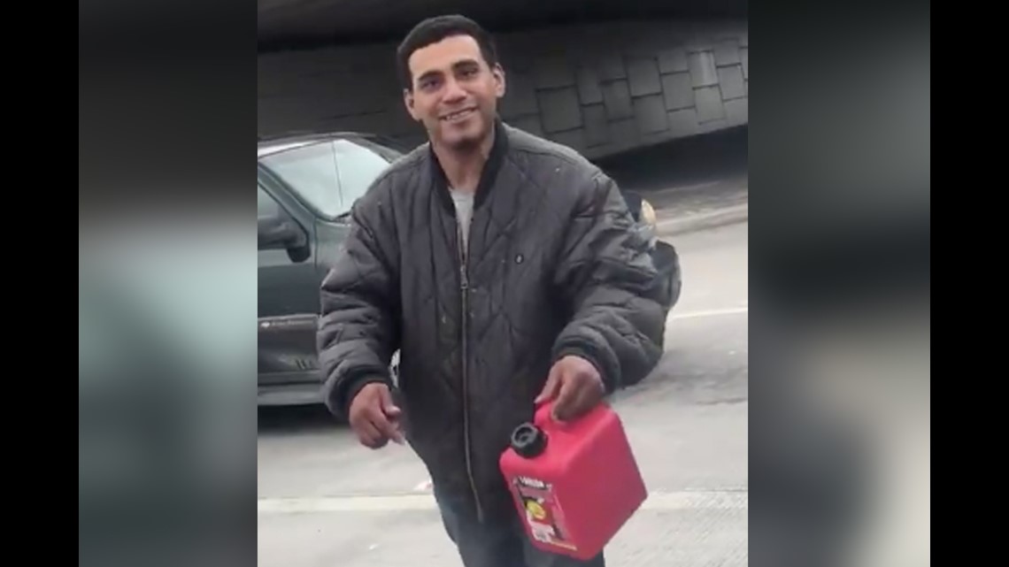 Drivers fed up with overly aggressive 'Gas Can Man' | khou.com