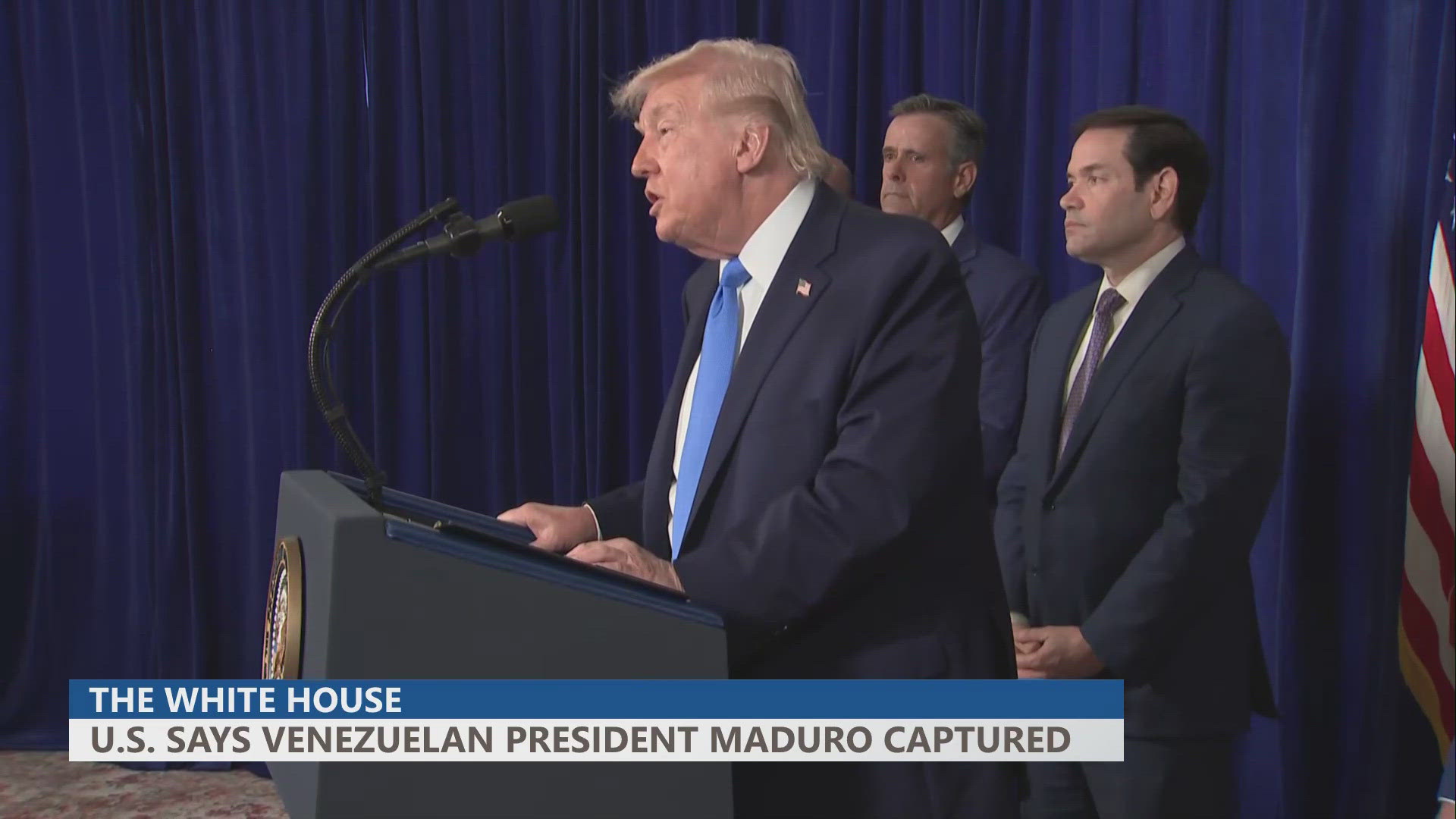 President Trump speaks after U.S. says it captured Venezuelan President ...