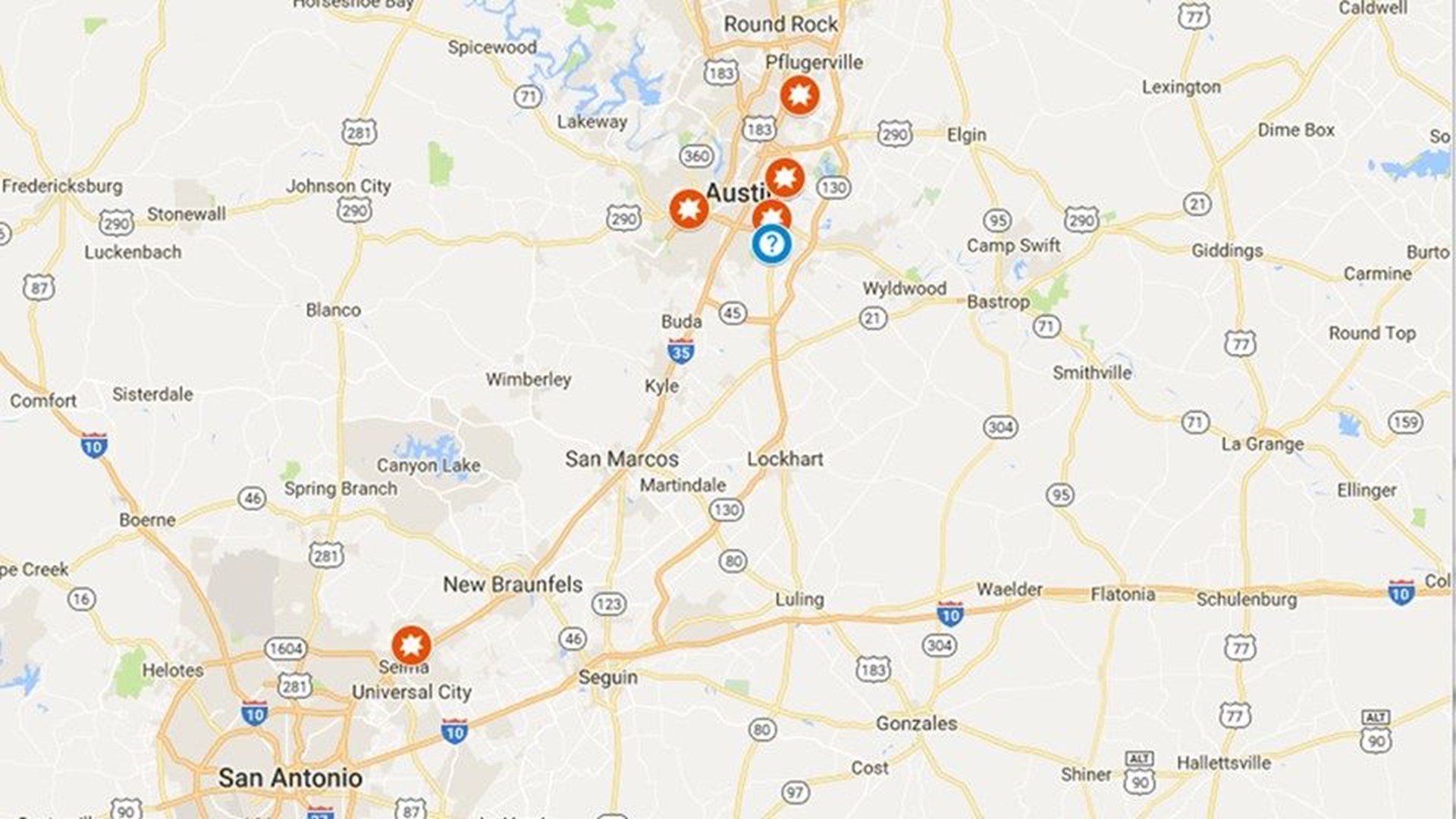 Interactive Map: Texas explosions | khou.com