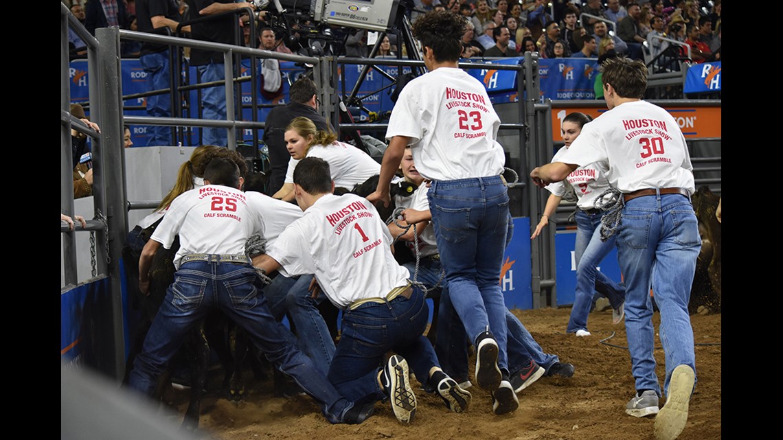 Photos: Calf Scramble at RodeoHouston | khou.com
