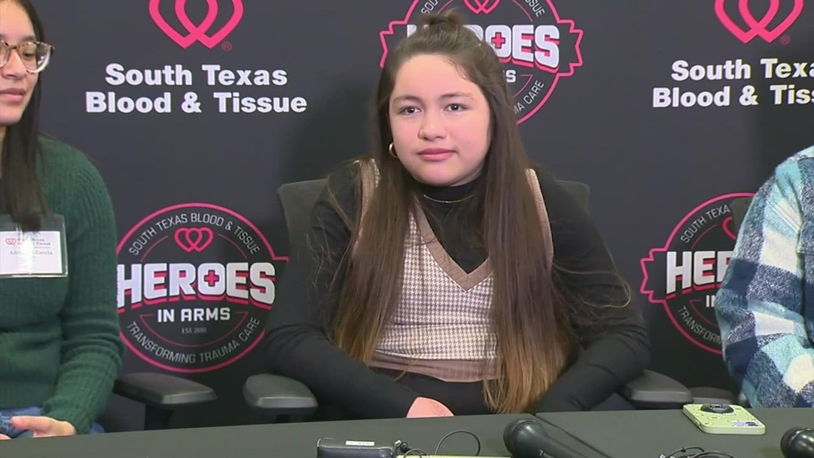Uvalde shooting survivor meets blood donors who helped save her life ...