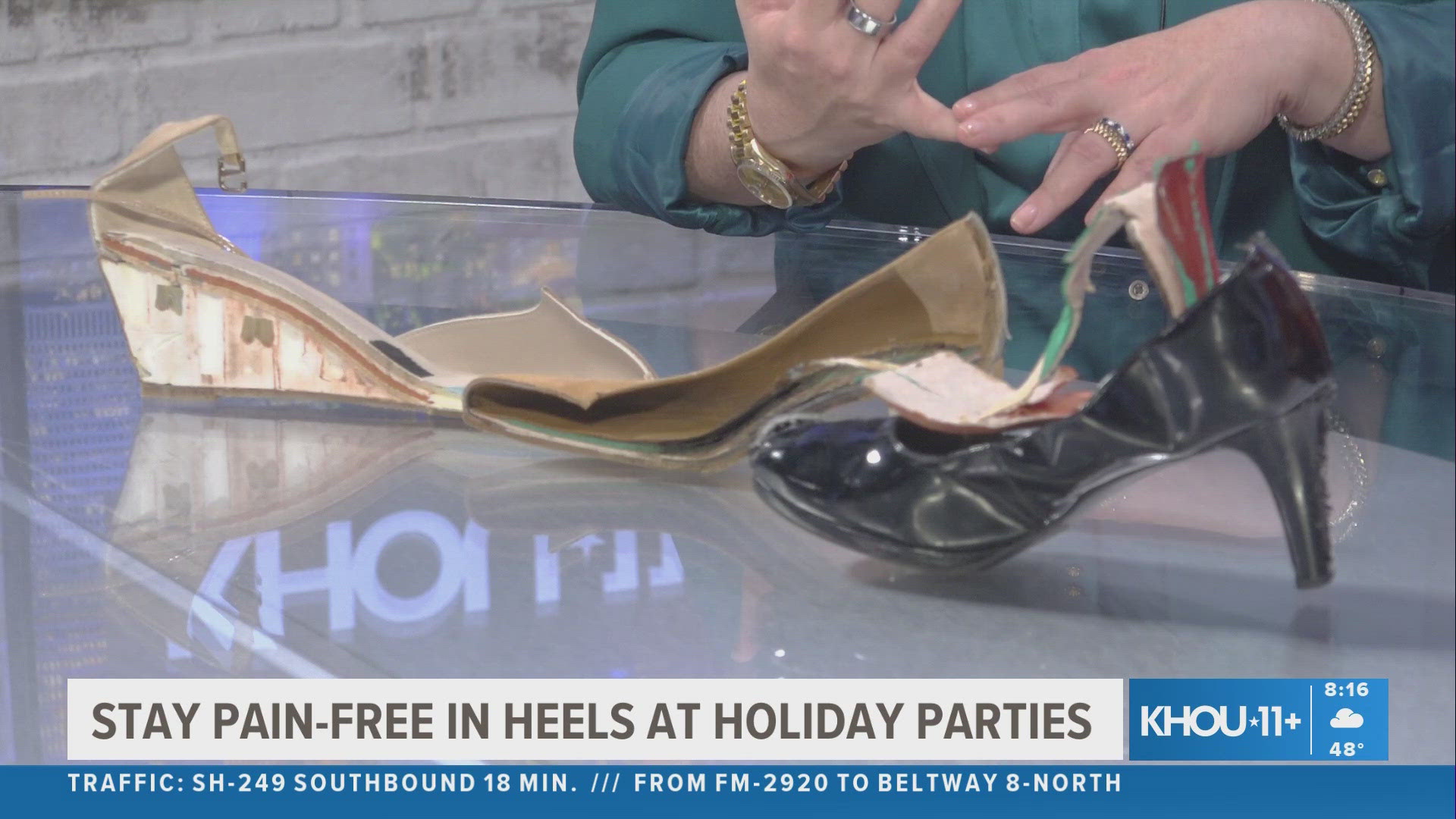 Heels & Holiday Parties: How to stay comfortable all night | khou.com