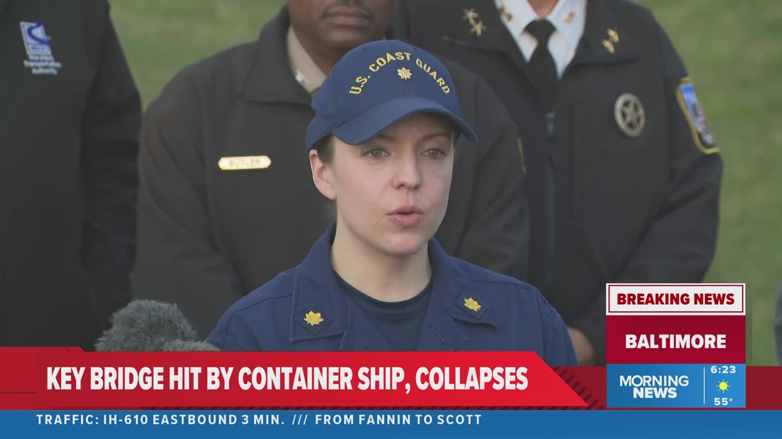 Baltimore bridge collapse: U.S. Coast Guard give update on search and ...
