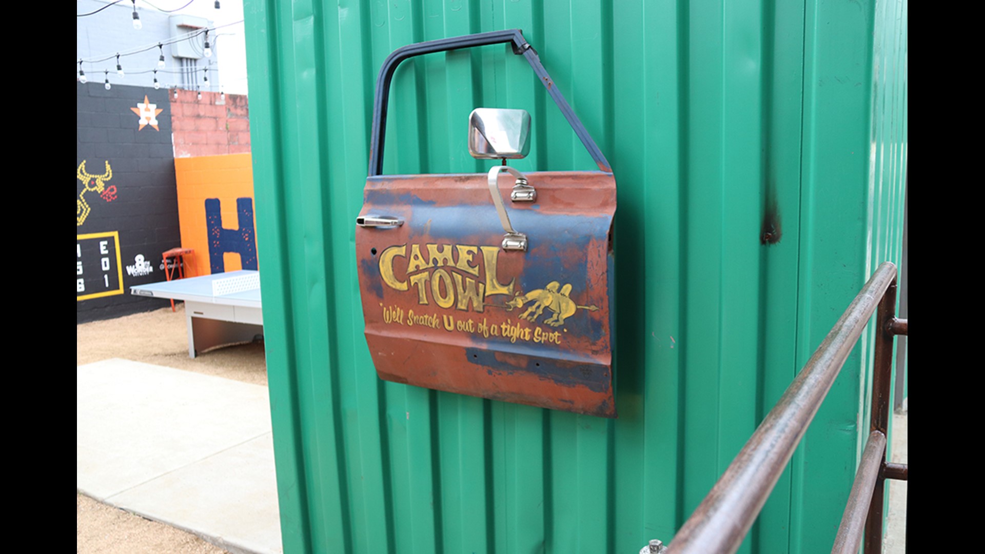 Fun, funky Truck Yard opens near downtown | khou.com
