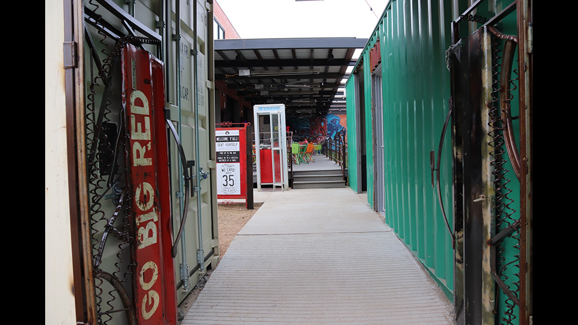 Fun, funky Truck Yard opens near downtown | khou.com