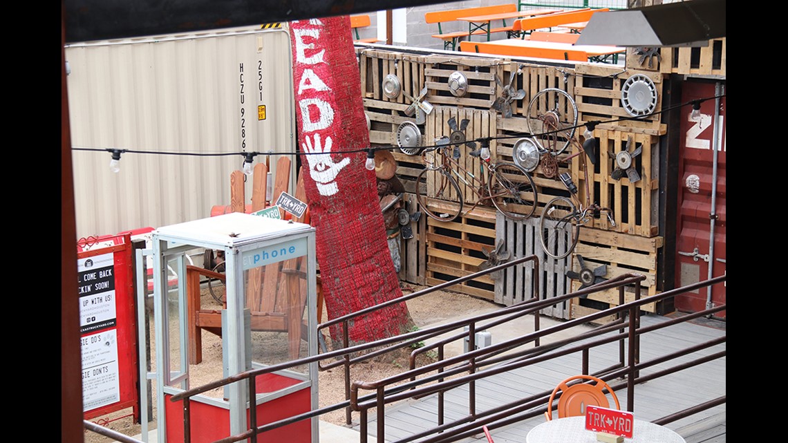 Fun, funky Truck Yard opens near downtown | khou.com
