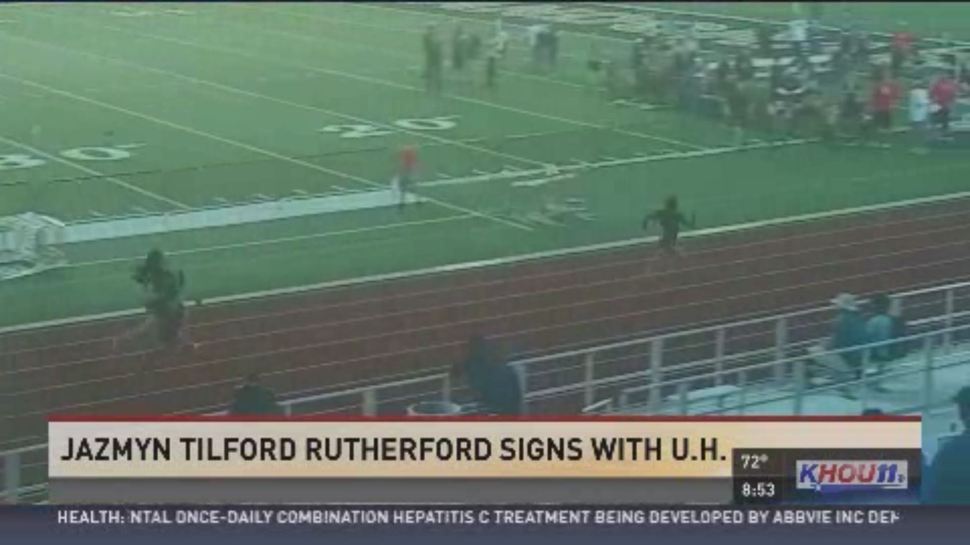 George Ranch HS track star signs with UH | khou.com