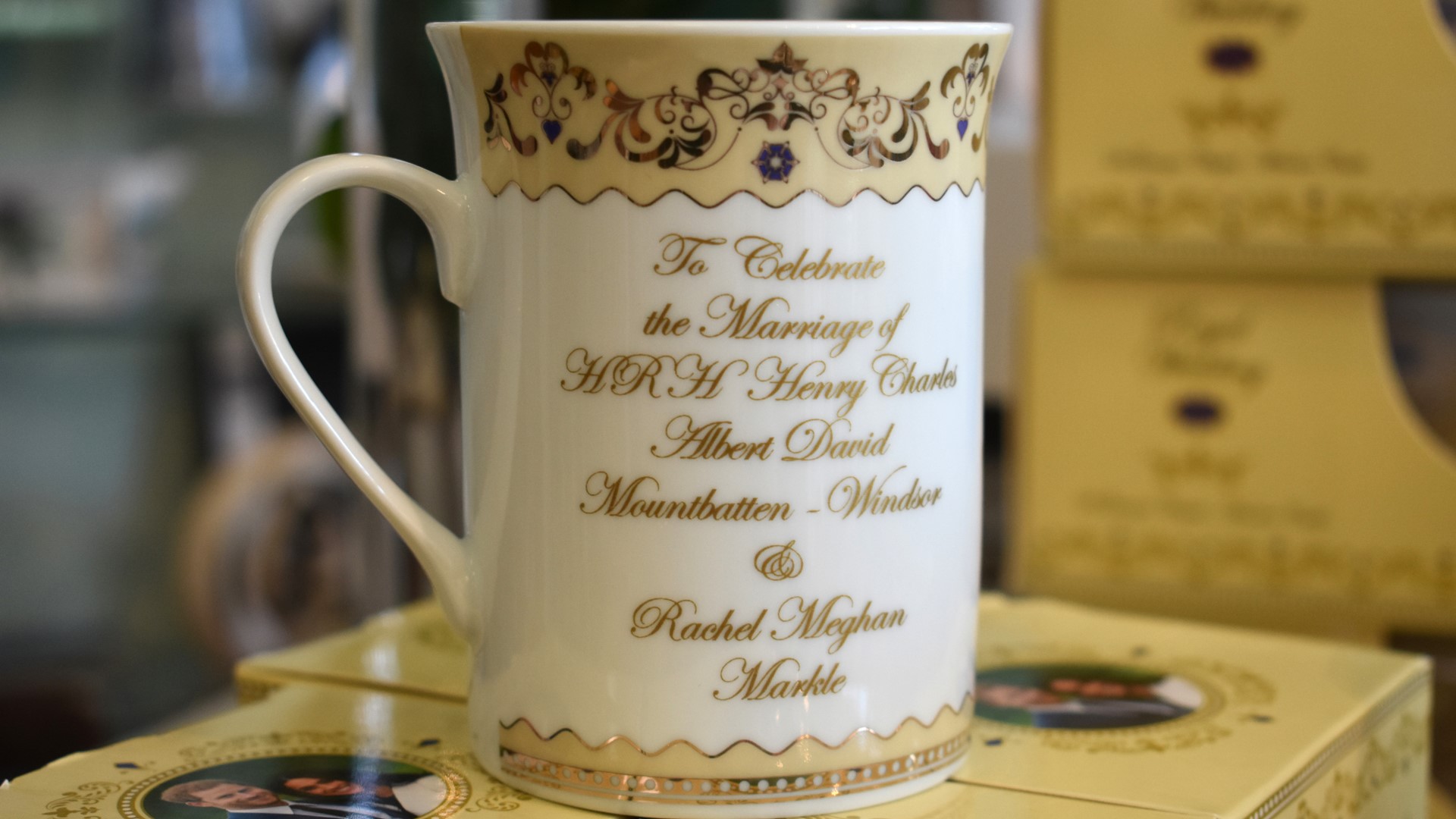 Houston shop shows off Royal Wedding merchandise ahead of the big day ...