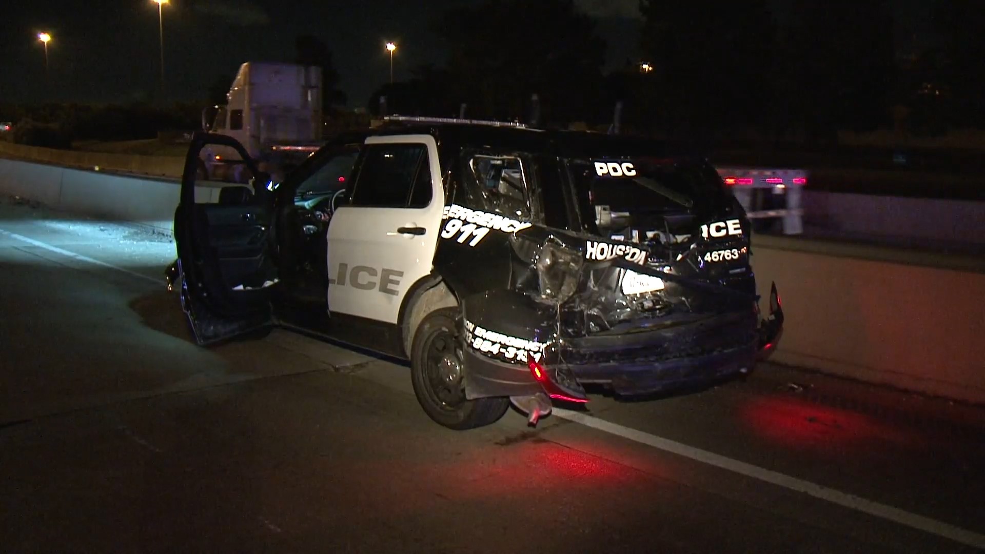 Photos Suspected Drunk Driver Slams Into Back Of Police Suv On East