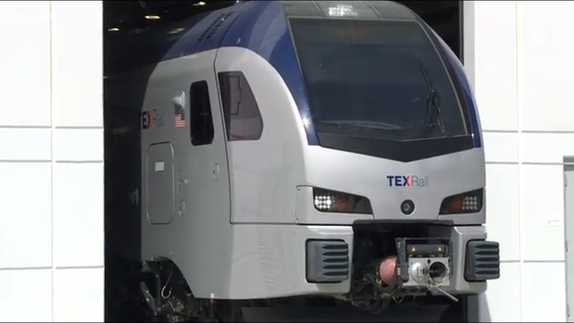 Here's what the new TEXRail train to DFW Airport will look like | khou.com